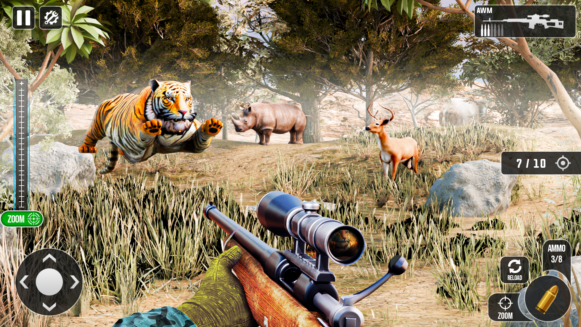 Wild Safari Animal Hunting: FPS Jungle Sniper Shooter Animal Hunter ...