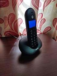 Motorola T101 Cordless Landline Phone (Black) : Amazon.in: Electronics