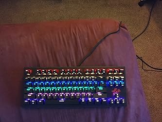 Amazon.com: Rii RK908 Mechanical Gaming Keyboard RGB LED Rainbow ...