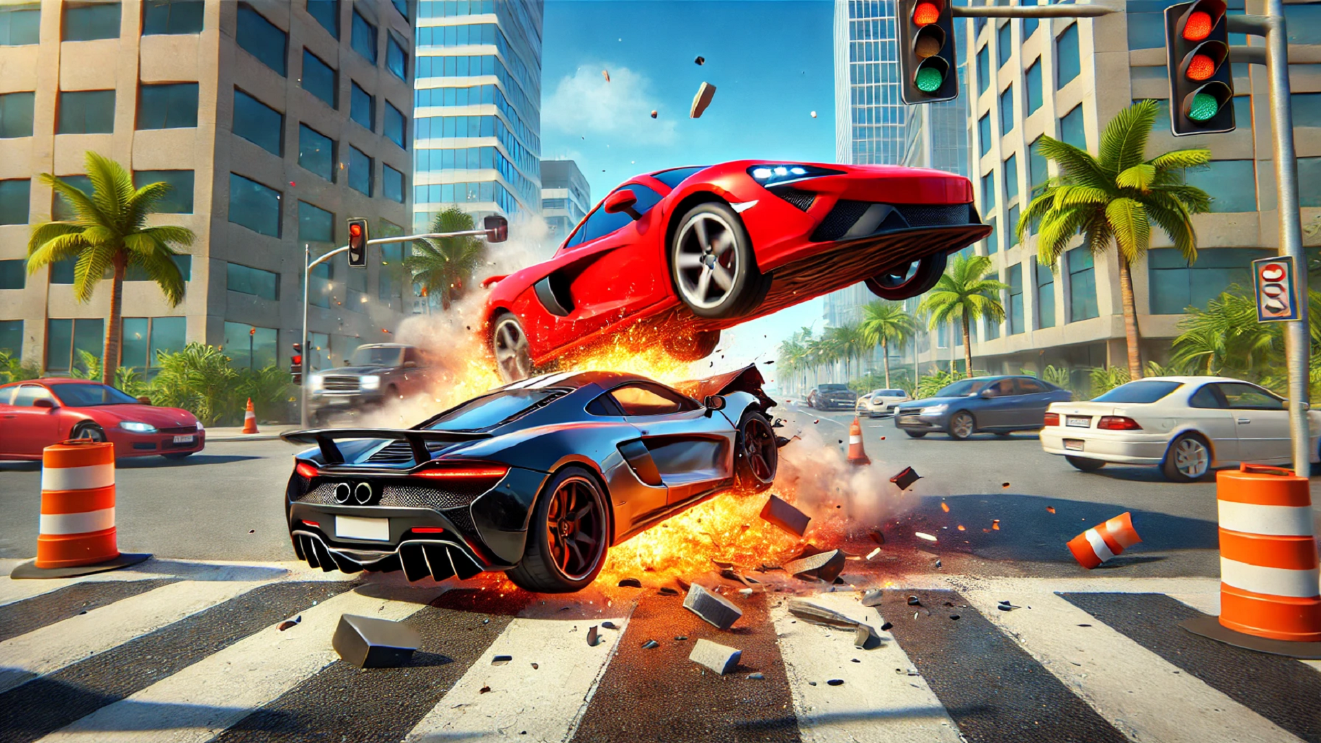 Extreme Car Crash Simulator 2025: Mega Death Ramp Demolition Derby ...