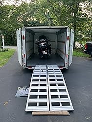 Amazon.com: Ultra-Tow Bi-Fold Arched Aluminum Loading Ramp Set - 3000 ...