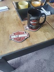 Amazon.com | Harley-Davidson Bar & Shield Rubber Coaster Set HDL-18515 ...