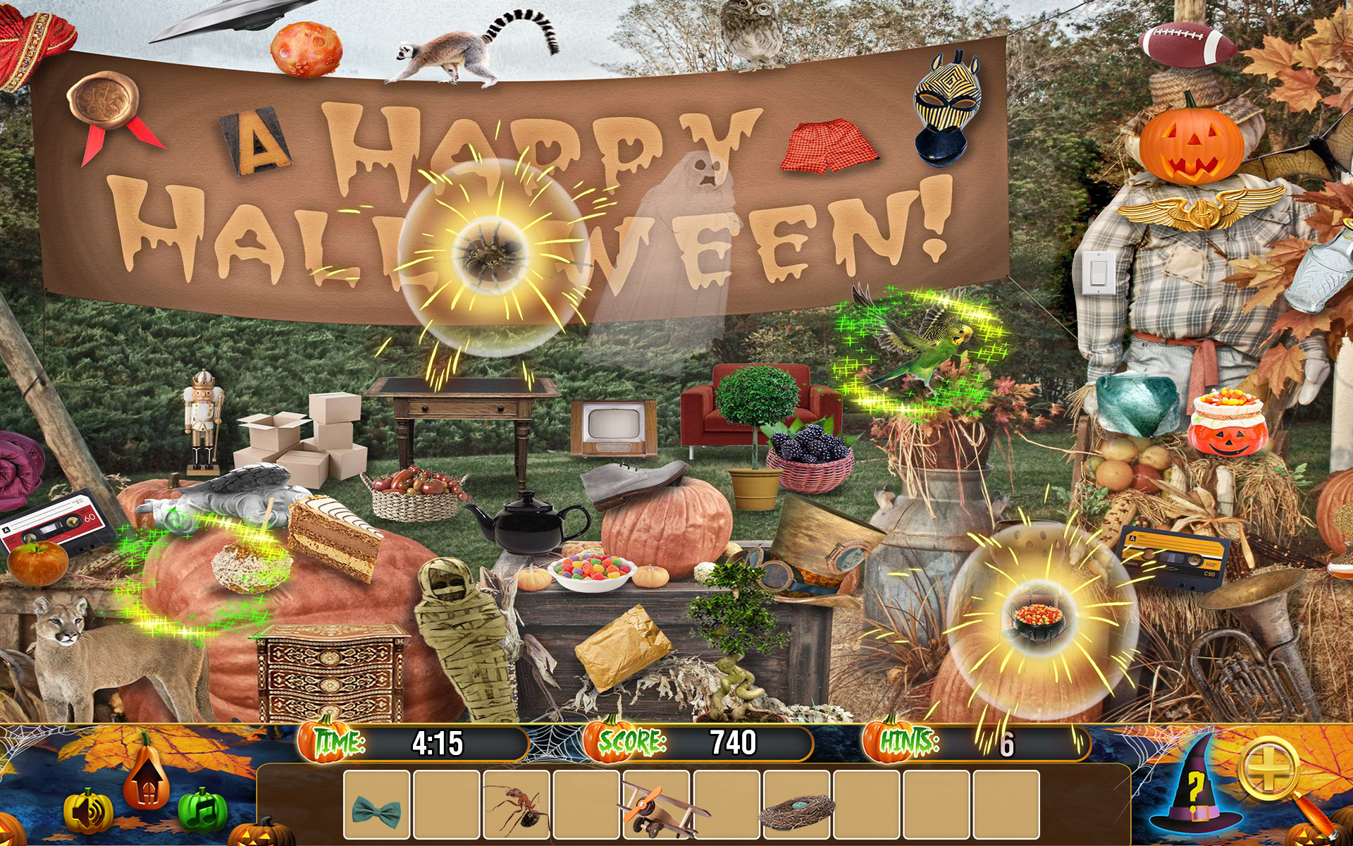 Hidden Objects Ghostly Halloween - Haunted Mystery & Object Time Puzzle ...