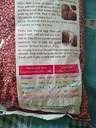 Manna Sprouted Ragi Flour, 1kg | 100% Natural Sprouted Finger Millet ...