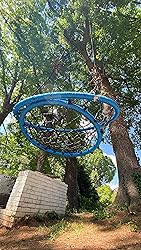 Amazon.com : SereneLife Web Chair Swing 35.5" Inch Hanging Netted Seat ...