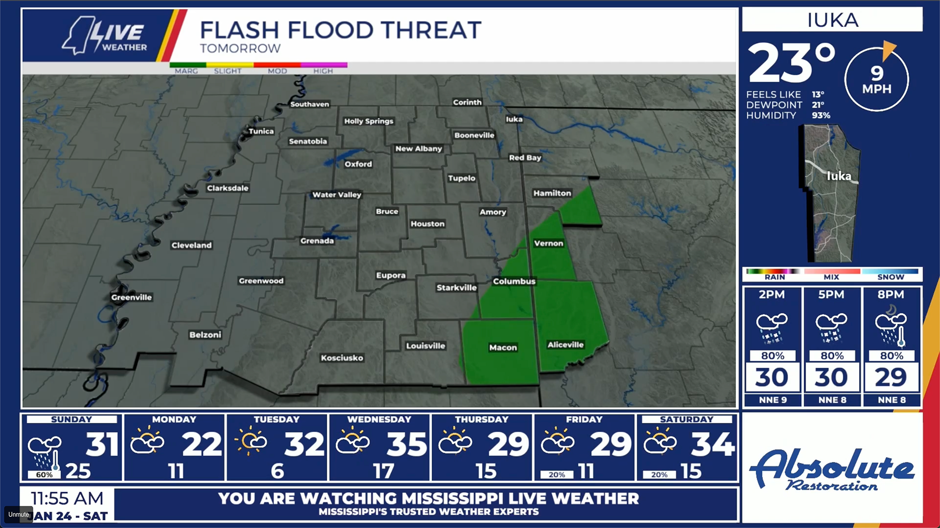 Mississippi Live Weather - App on Amazon Appstore