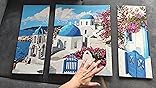 Schipper 609260783 Malen nach Zahlen - Santorin - Bilder malen für Erwachsene, inklusive Pinsel ...