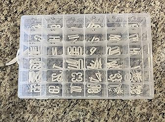 Amazon.com: Plastic Organizer Container Box Letter Storage Case ...