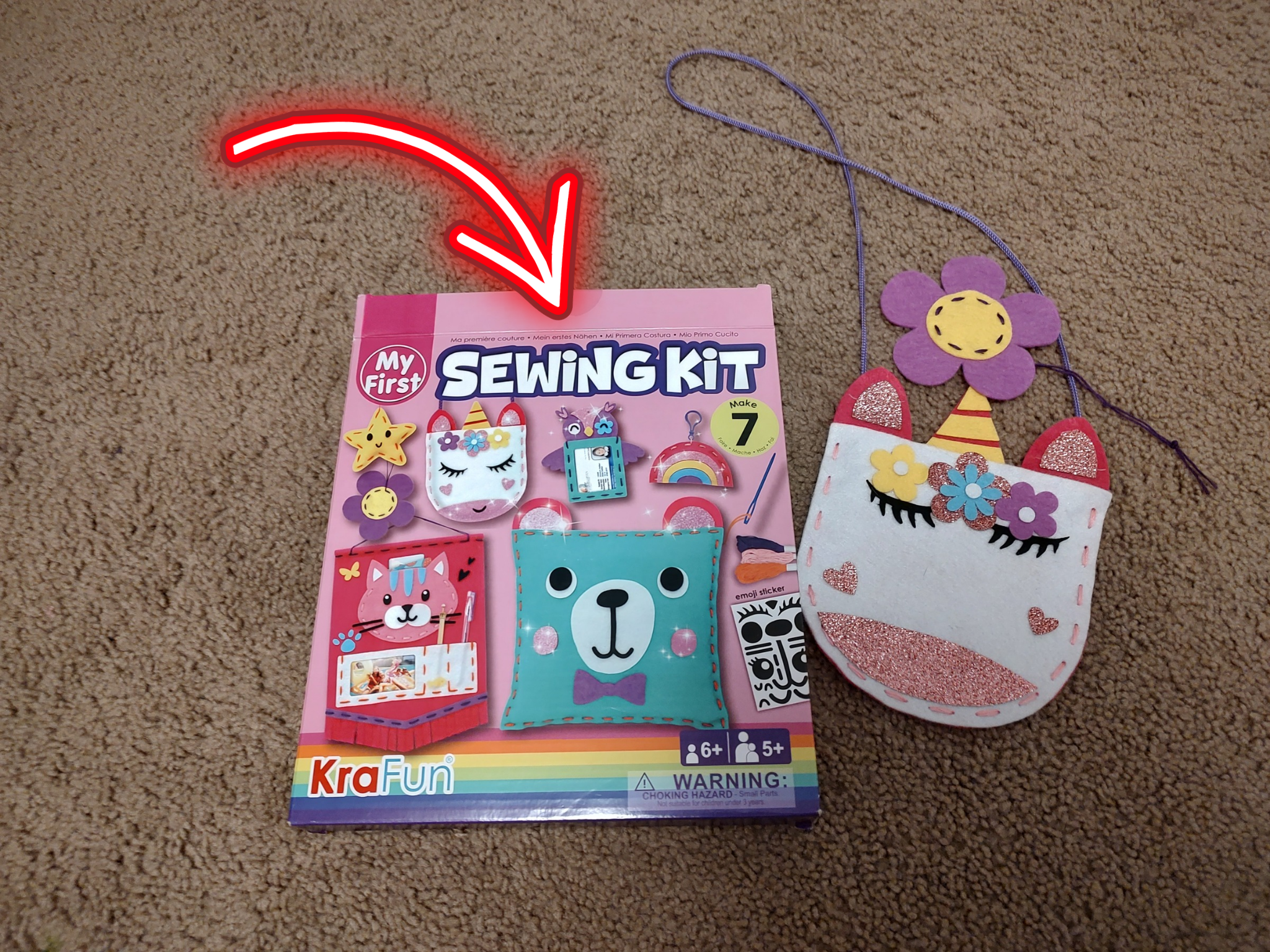 Watch Honest Customer Review of the My First Sewing Kit on Amazon Live