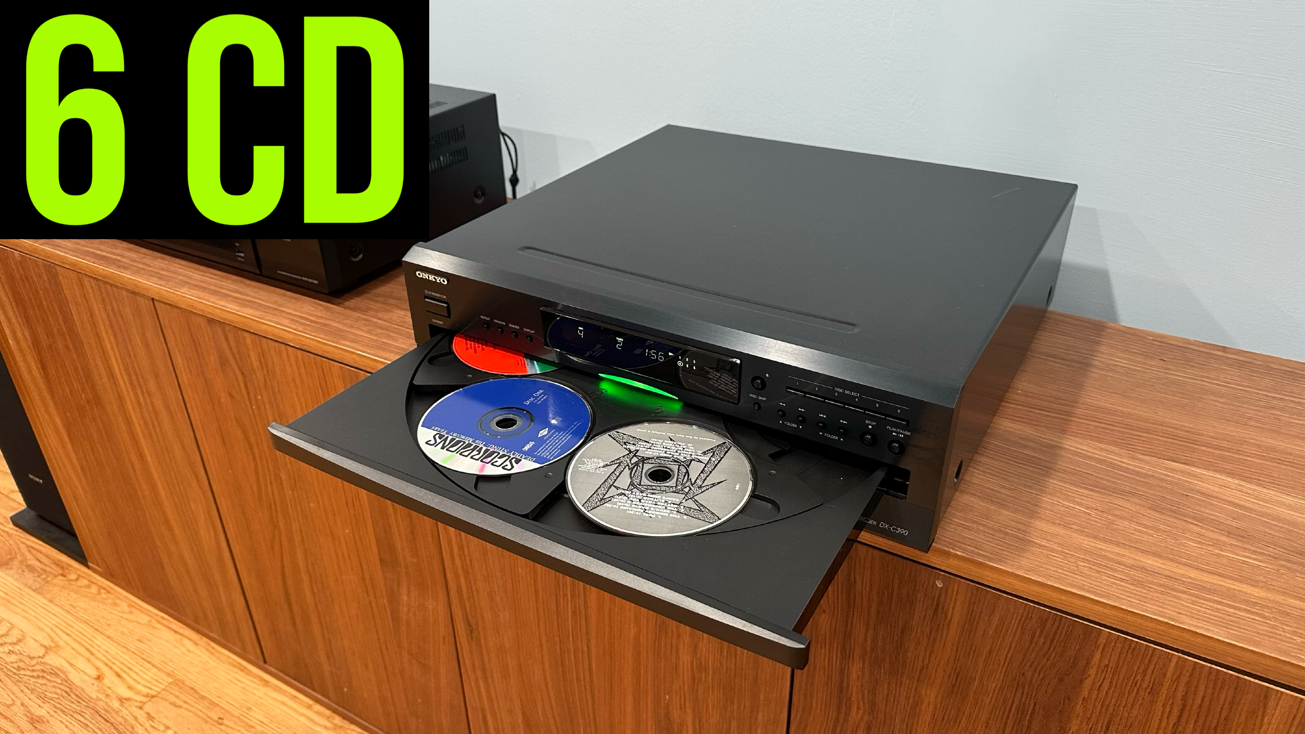 Watch Onkyo 6 CD changer tested on Amazon Live