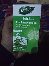 Buy Dabur Tulsi Tablet - Respiratory Health | Boosts Immunity ...