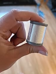 Amazon.com: COATS & CLARK Metallic Thread, 125-Yard, Silver