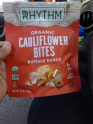 Amazon.com: Rhythm Superfoods Crunchy Cauliflower Bites, Buffalo Ranch ...