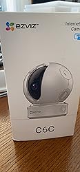 EZVIZ C6C 720p Telecamera di Sorveglianza, 360° WiFi Videocamera Interno, Audio Bidirezionale ...