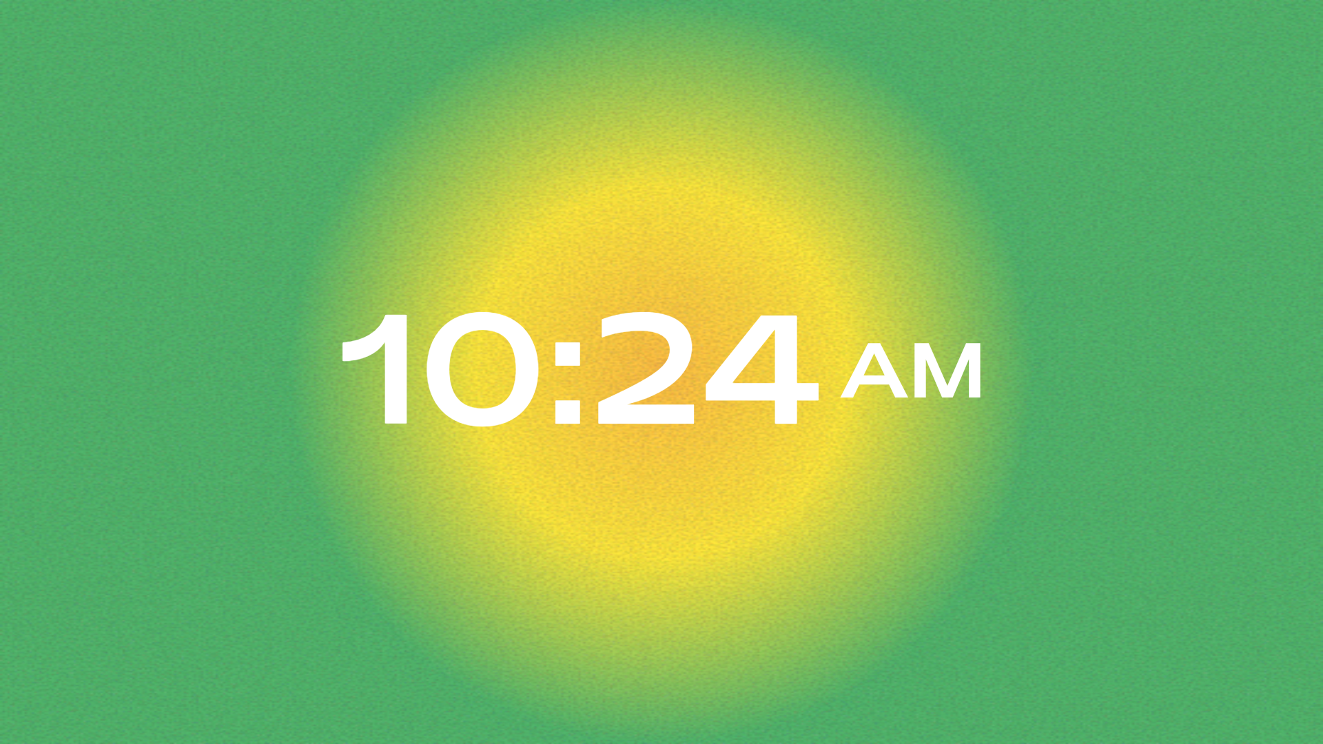 Aura Clock Screensaver: Fullscreen Digital Timer with Custom Gradient ...