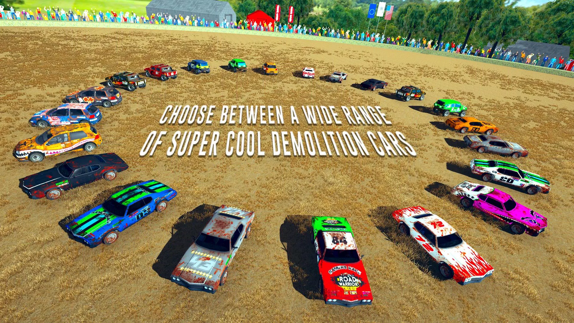 Demolition Derby Car Crash Real Stunt Racer: Chaotic Car Battle Racing ...