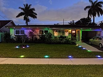 Amazon.com: BRIGHTOLOGY - Color Glow Solar Outdoor Lights (4 LED Lights ...