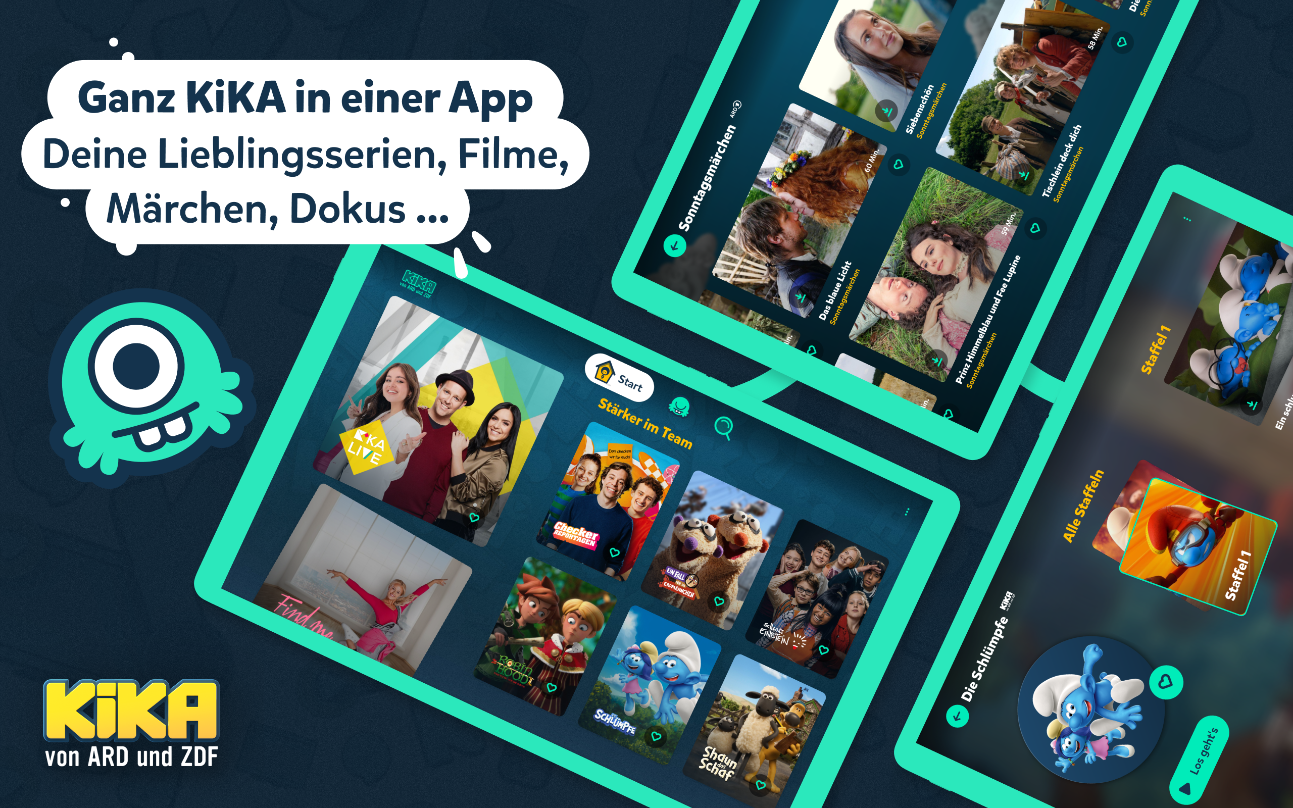 KiKA: Videos, Movies & Series and KiKA Livestream for kids - App on ...