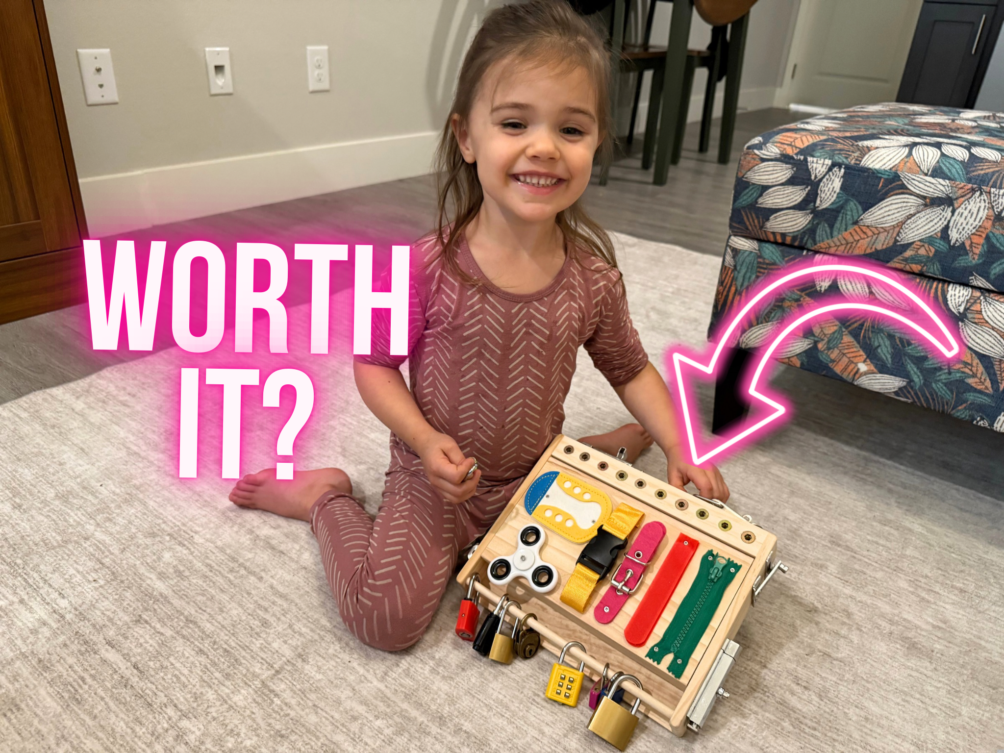 Watch Honest Mom Review of Montessori Busy Box on Amazon Live
