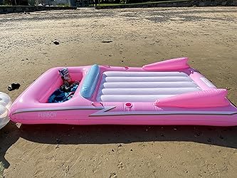 Amazon.com: FUNBOY Giant Inflatable Luxury Yacht Speed Boat Pool Float ...