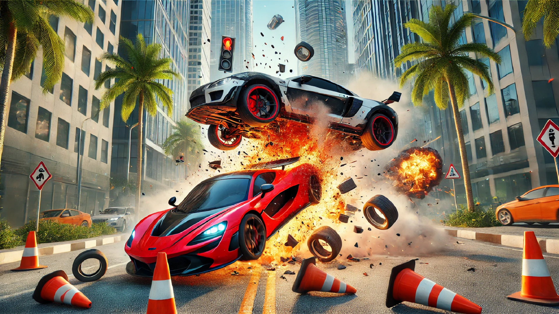 Extreme Car Crash Simulator 2025: Mega Death Ramp Demolition Derby ...