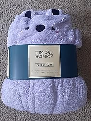 TIMSOPHIA Plush Robes for Womens Bathrobes with Hood Soft Animal Robes ...
