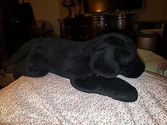 Amazon.com: GUND Black Labrador Dog Stuffed Animal Medium 14 inch Plush ...