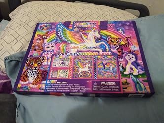 Amazon.com: Bendon Lisa Frank Coloring & Activity Set with Fold Out ...