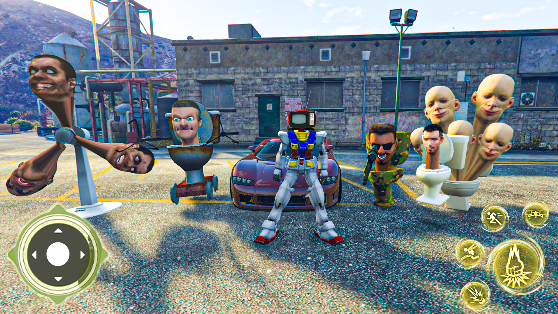 Robot Toilet Head Game: War Robot Fighting - App on Amazon Appstore