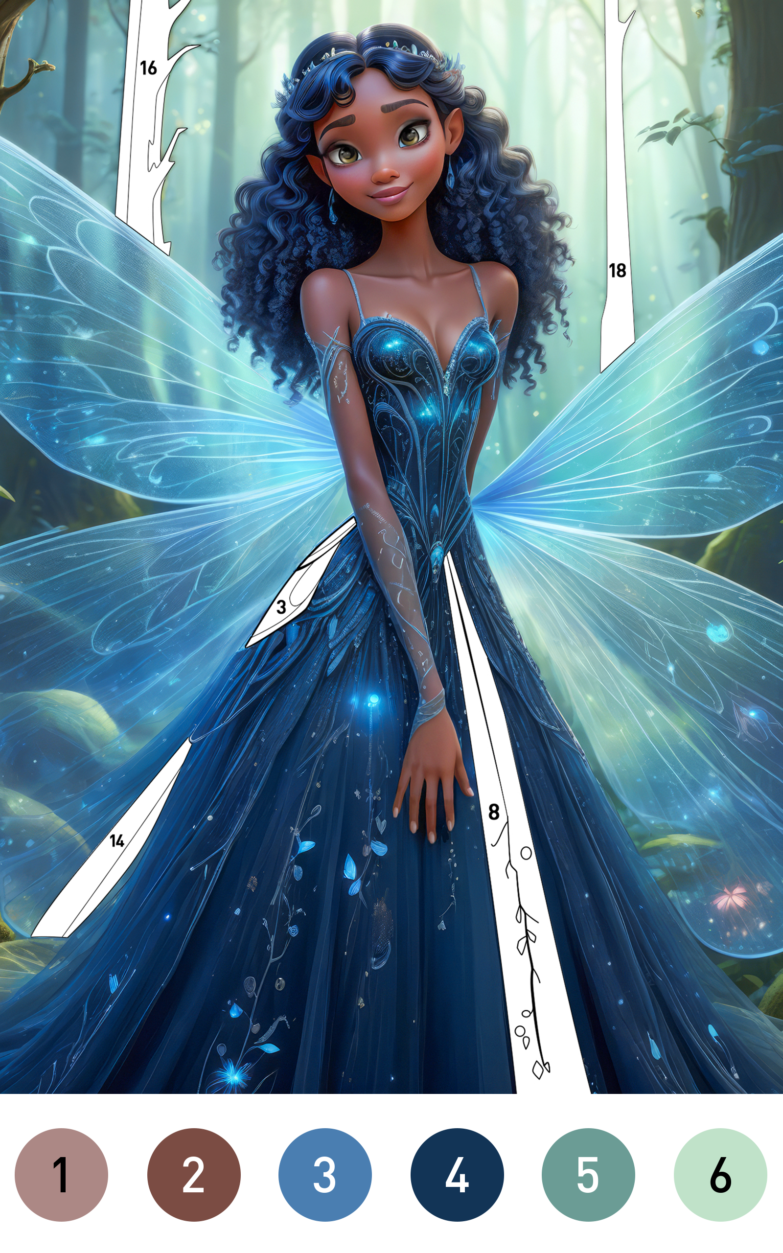 Fairytale Color by number game - App on Amazon Appstore