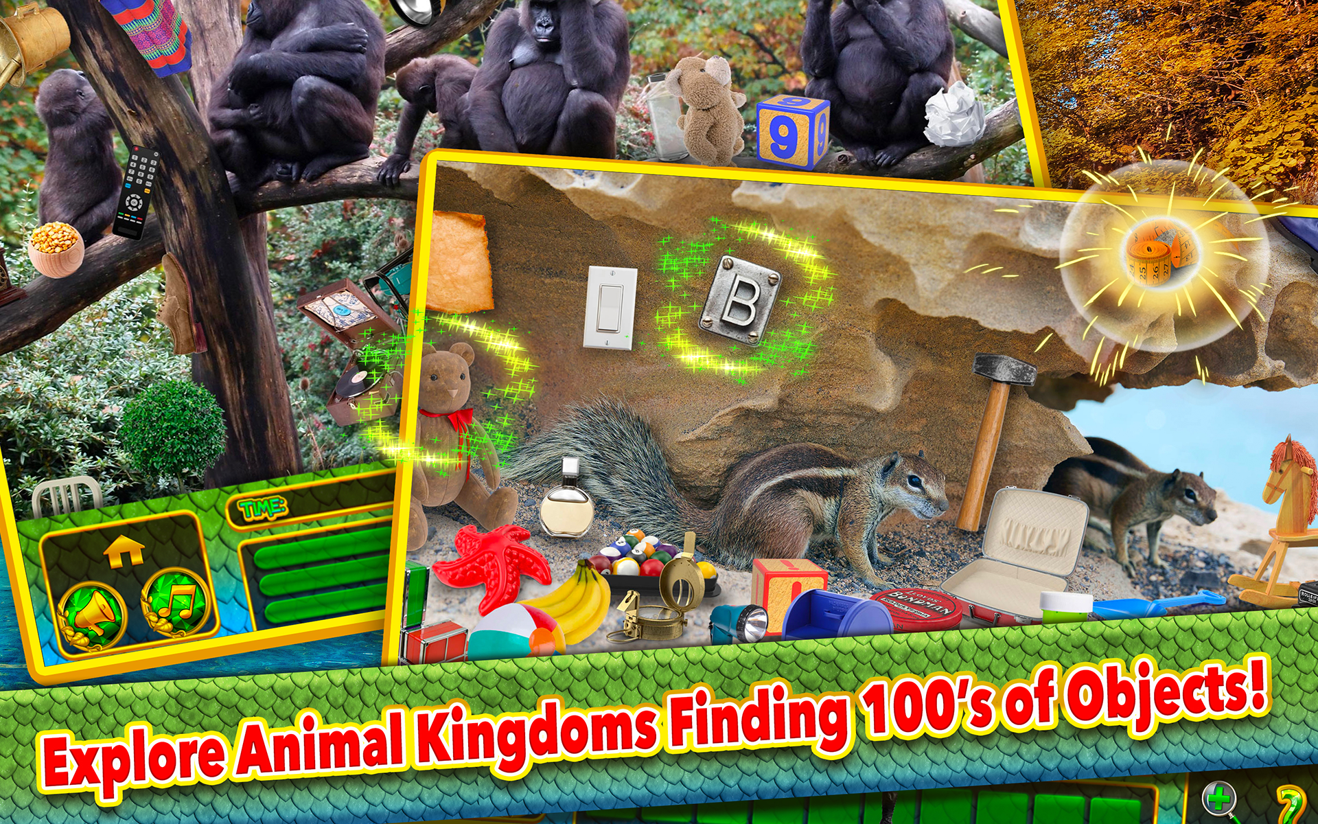 Hidden Objects Animals – Worldwide Animal Kingdom Seek & Find Object ...