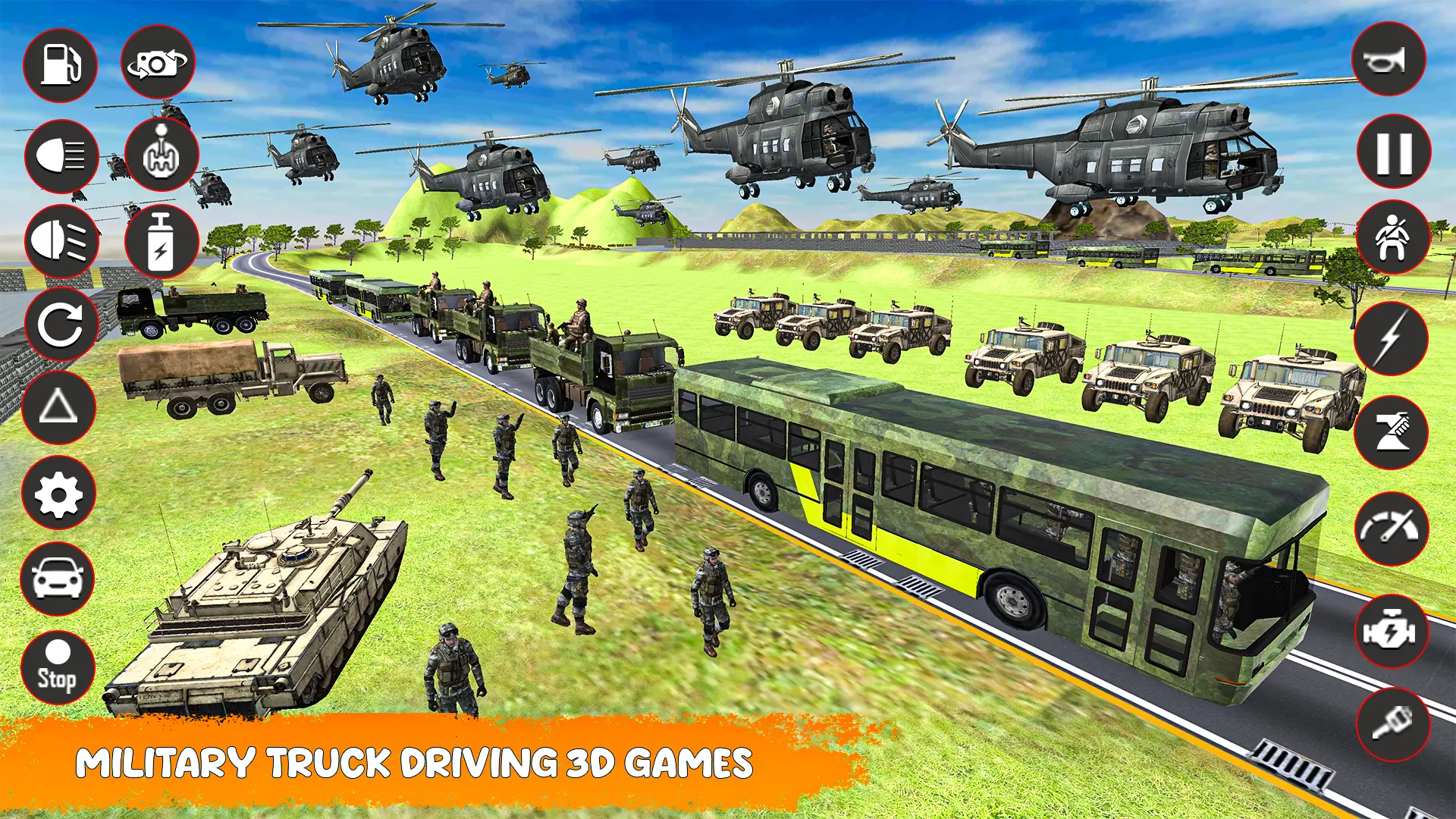 US Army Vehicle Transport Game US Army TruckTruck Military Game Real ...