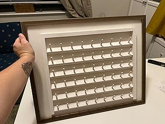 Amazon.com: HAITRAL 54-Spool Sewing Thread Rack, Wall-Mounted Sewing ...