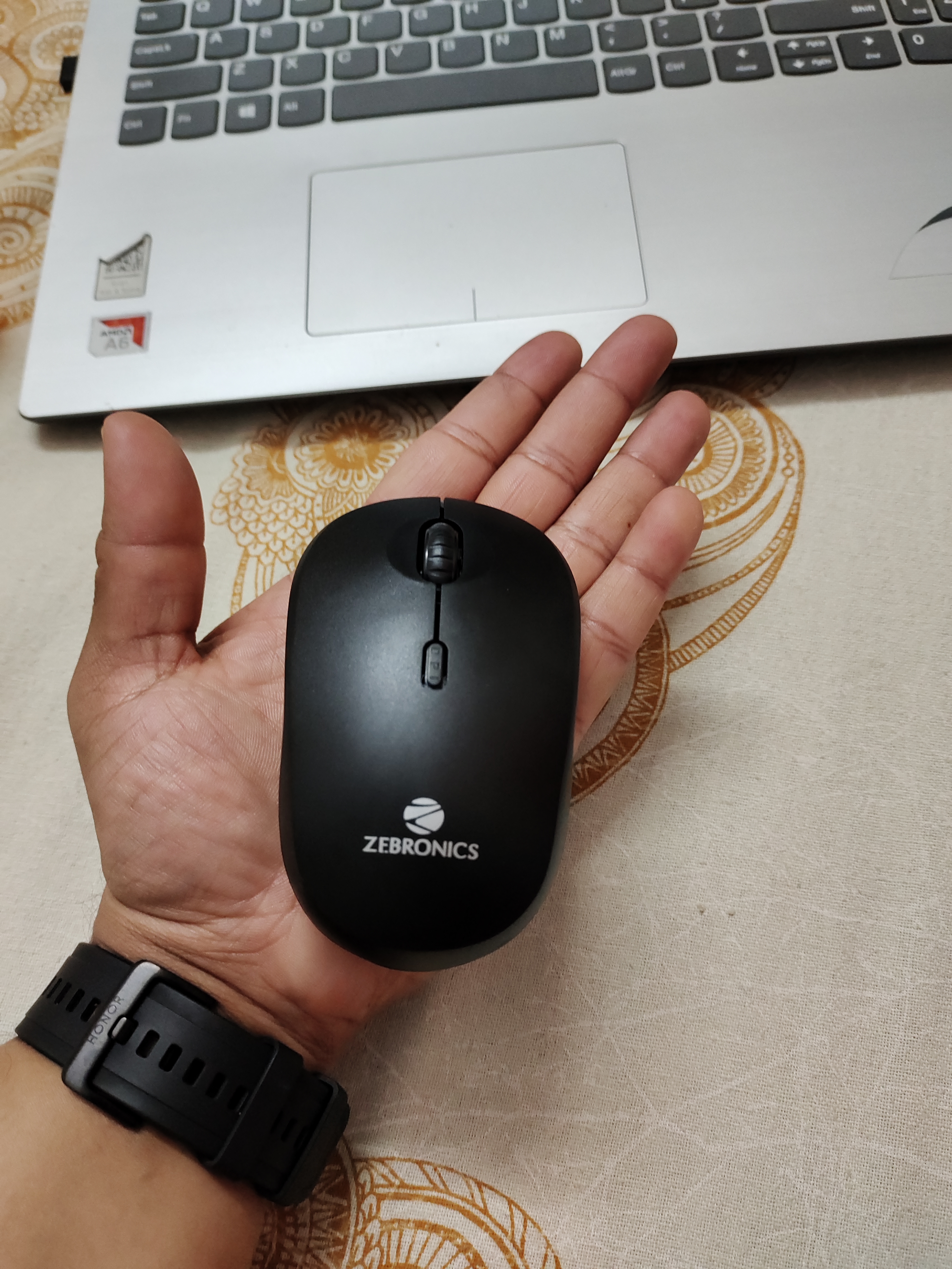 Amazon.in: Buy ZEBRONICS Zeb-Bold 2.4GHz Wireless Optical Mouse with ...