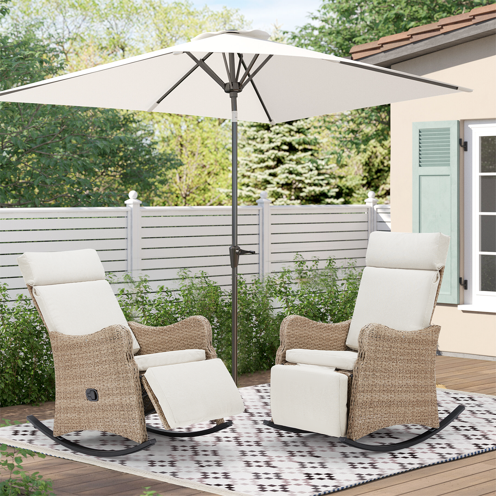 Watch Installation video of HOMREST outdoor recliner chair on Amazon Live