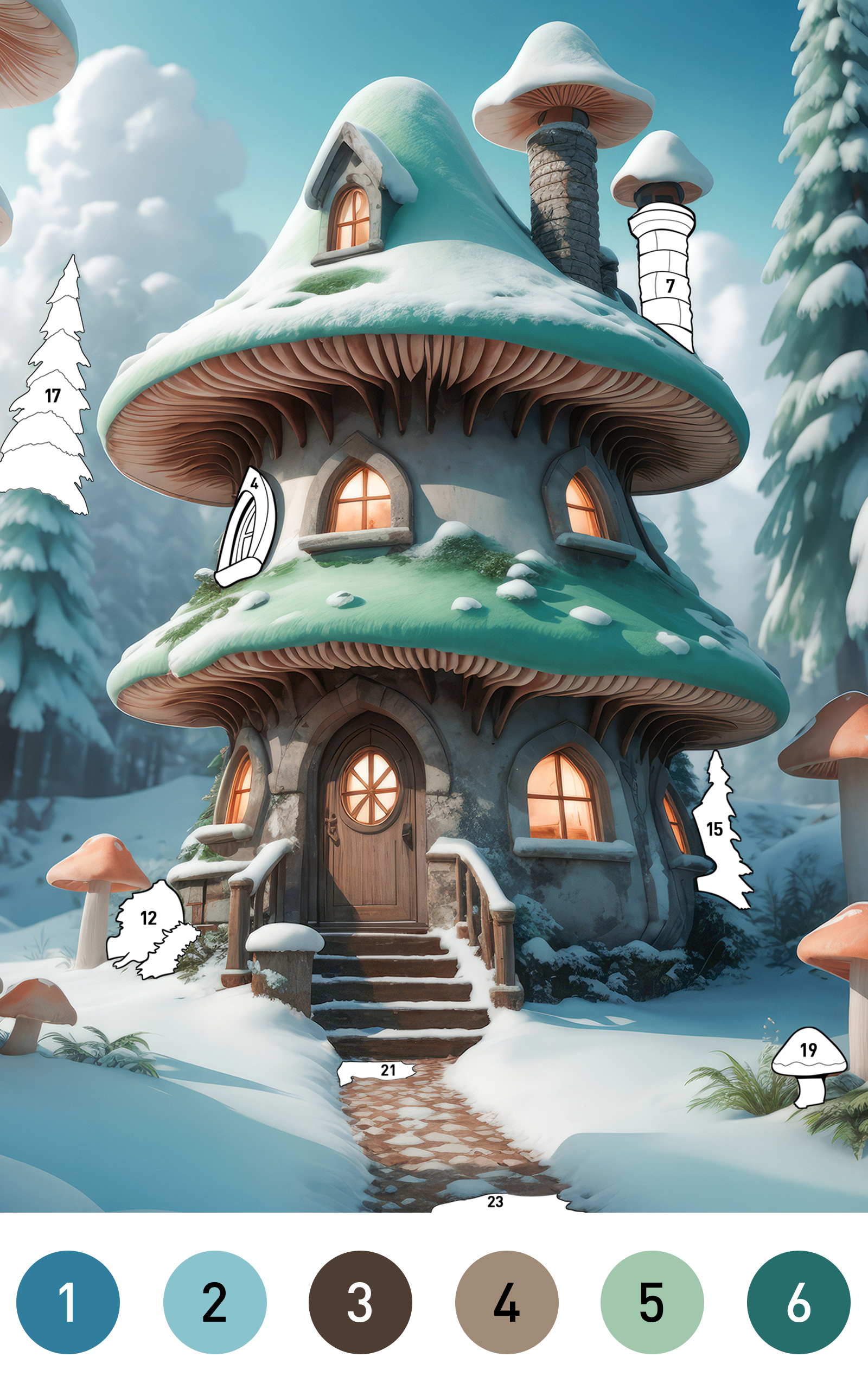 Fairytale Color by number game - App on Amazon Appstore