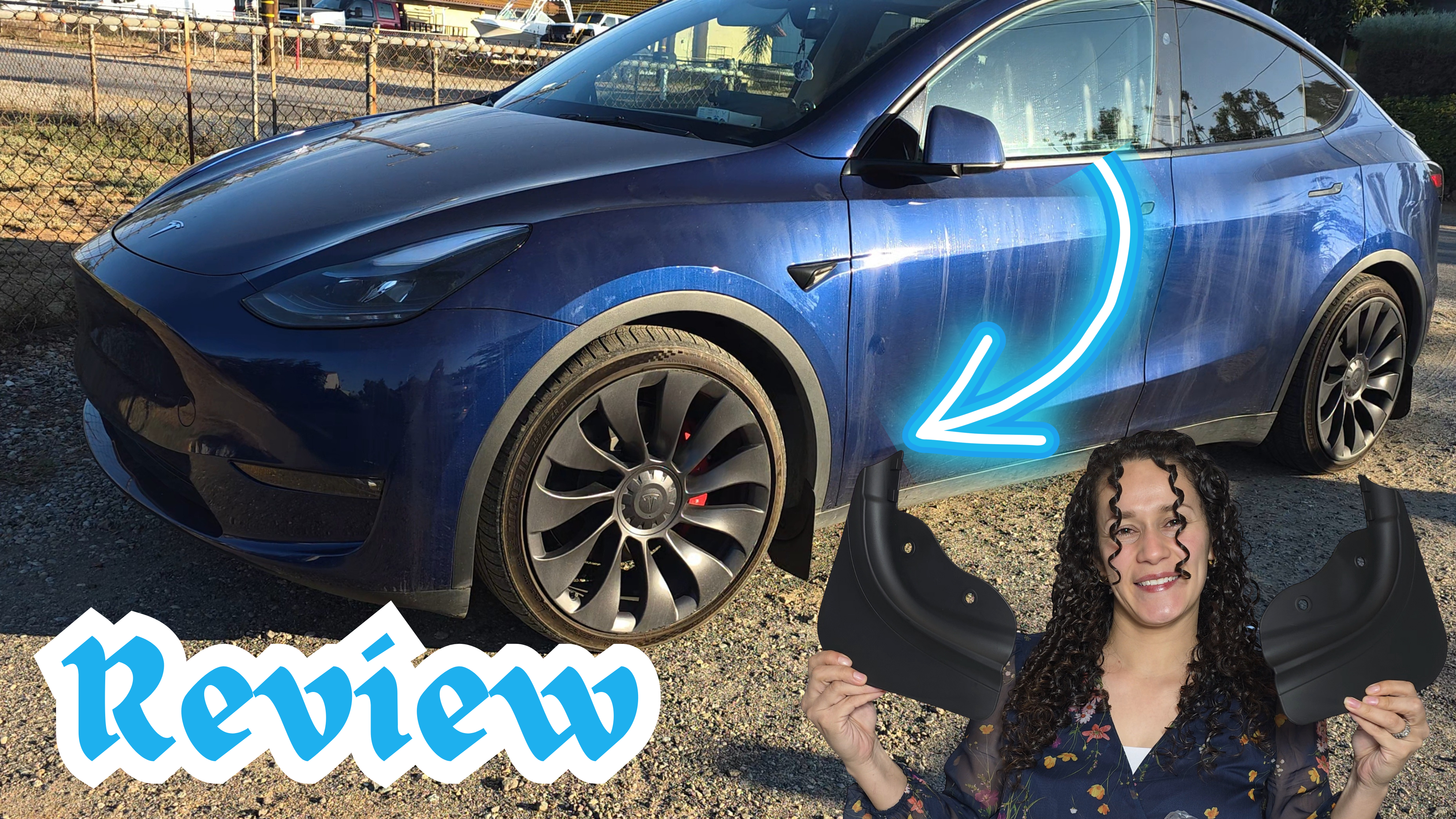 Watch Review- Tesla Model Y Mud Flaps on Amazon Live