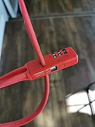 Bell QuickZip Zip-Tie Multi-Purpose Combo Lock 2 Pack Red/Black, One ...