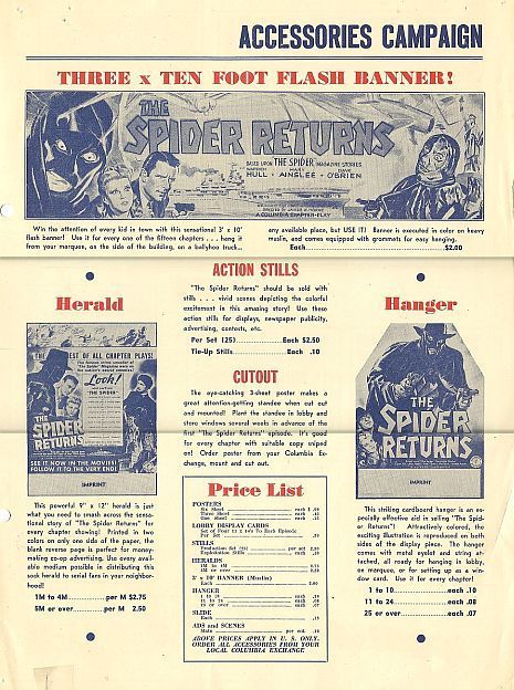The Spider Returns (1941)