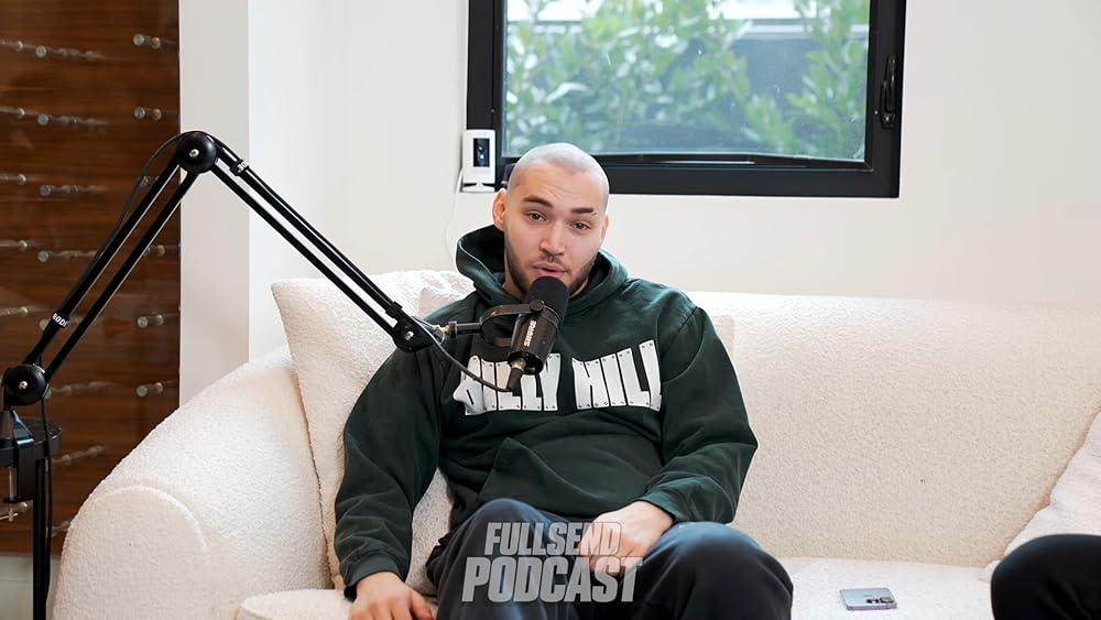 "Full Send Podcast" Adin Ross Reveals Real Relationship with Andrew Tate and Ishowspeed Crashes ...