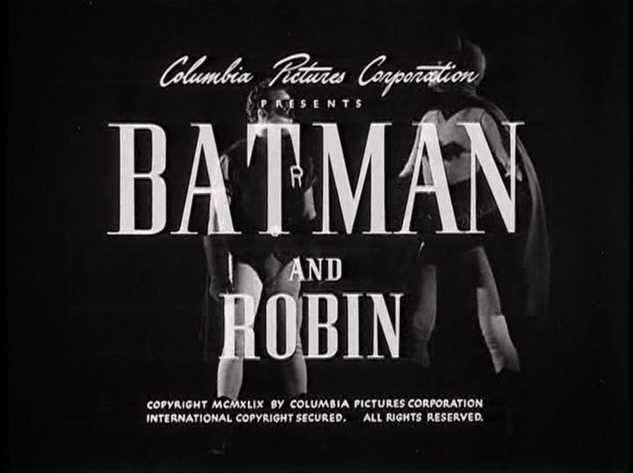 Batman and Robin (1949)