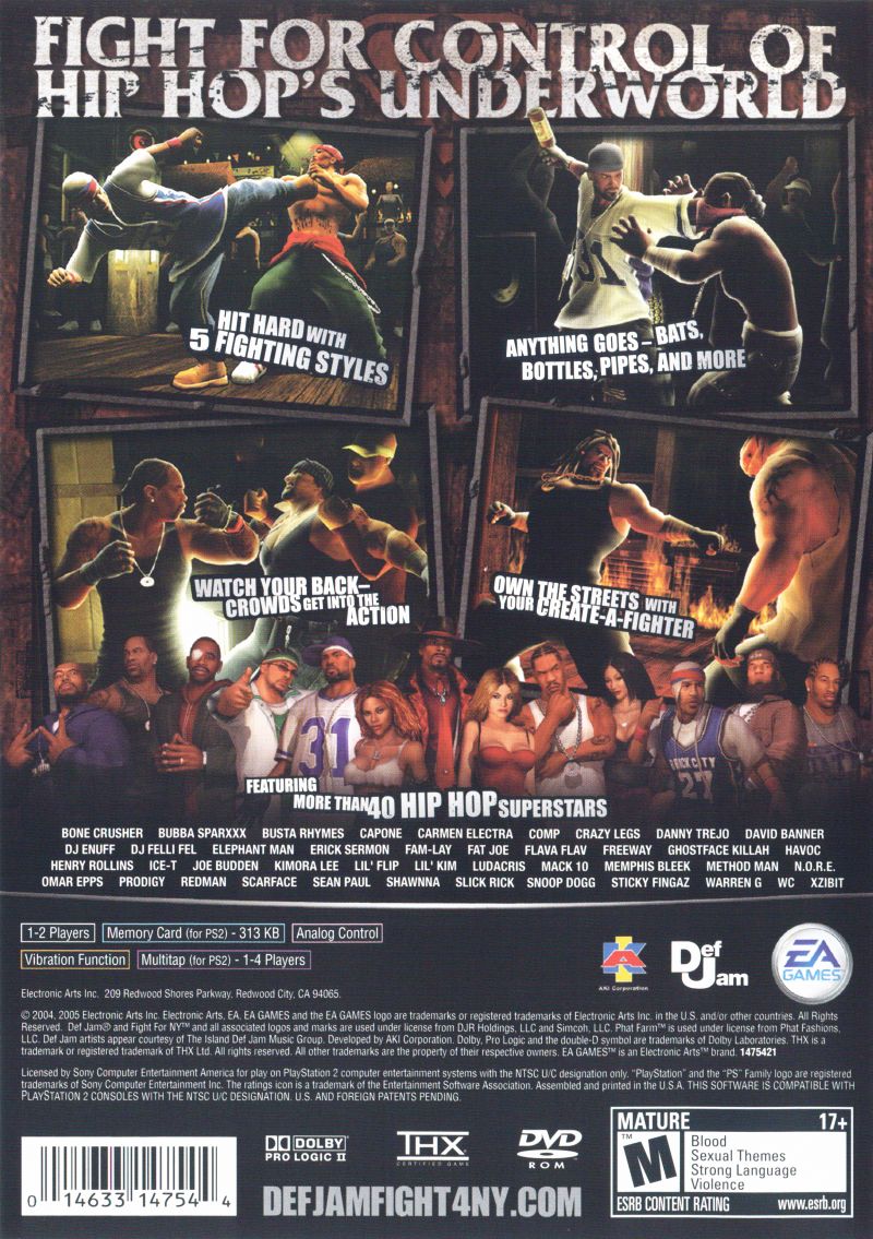 Def Jam: Fight for NY (2004)