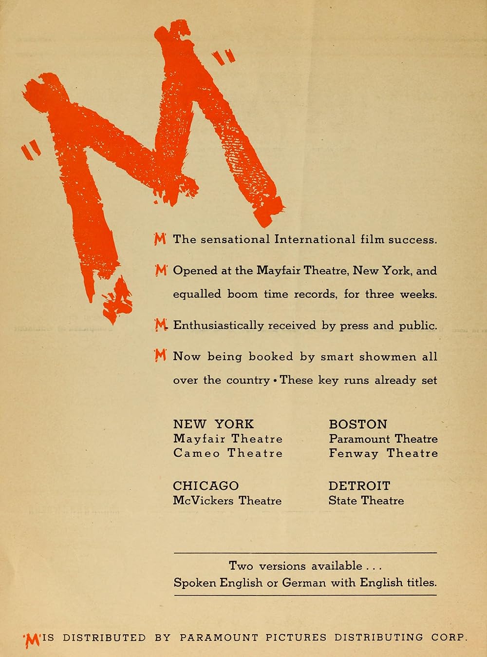M (1931)