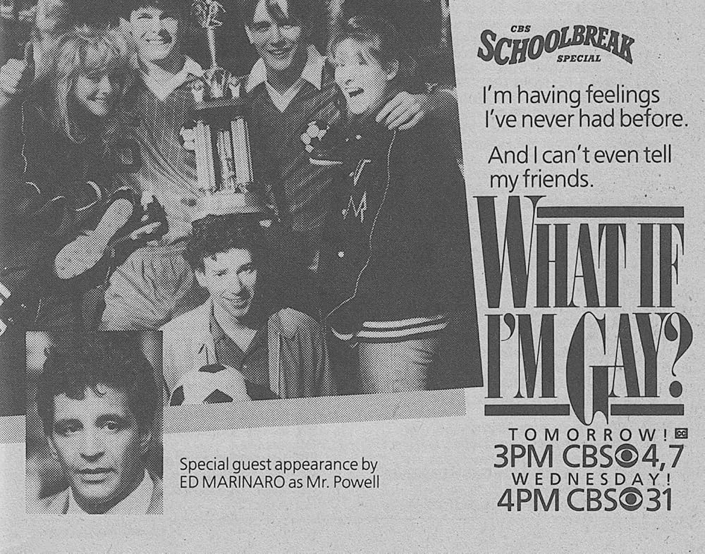 "CBS Schoolbreak Special" What If I'm Gay? (TV Episode 1987) - IMDb