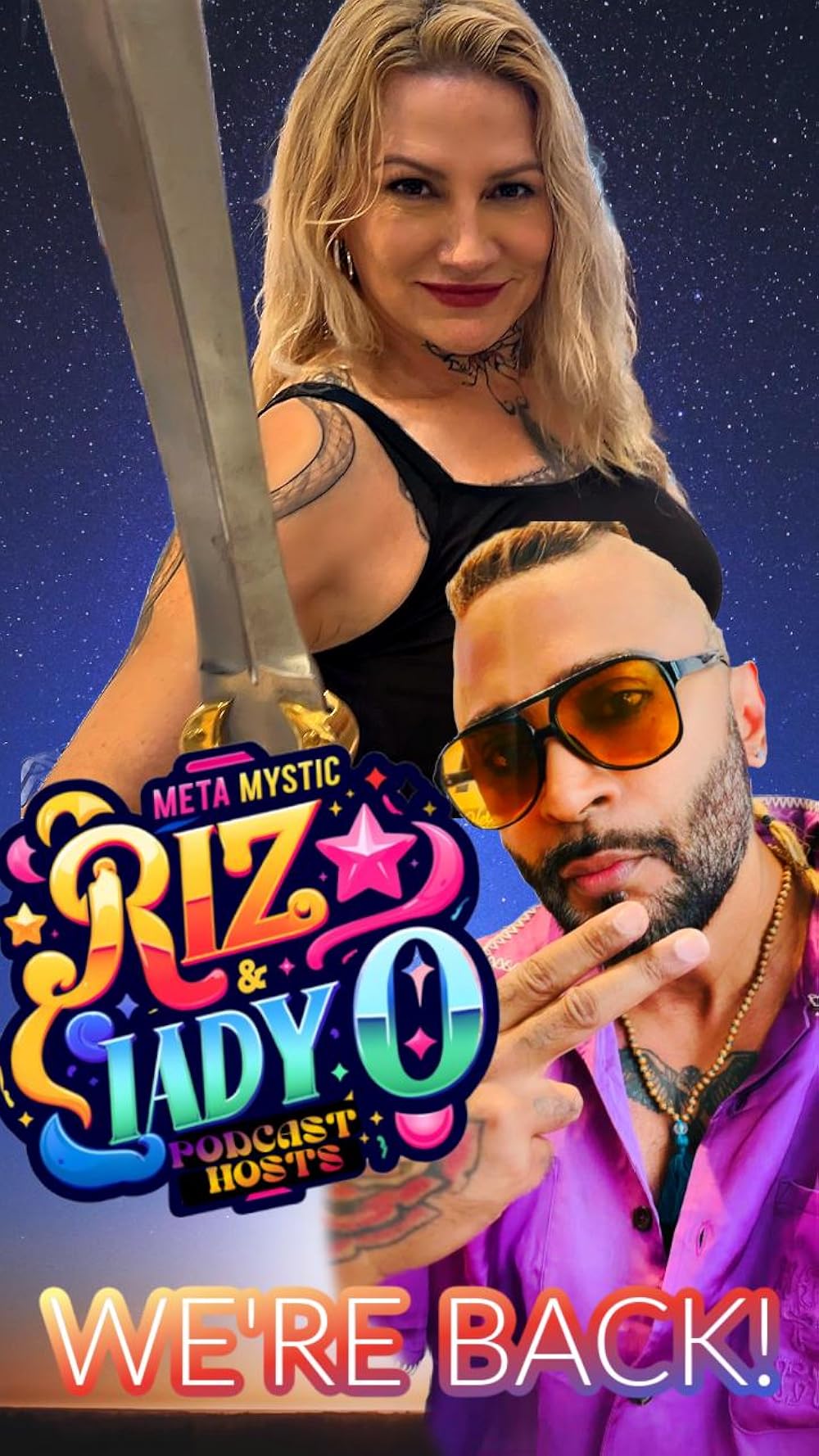 "Meta Mystic Podcast-Psychic Sundays Live" Live Psychic Readings Psychic Sundays w Riz and Lady ...