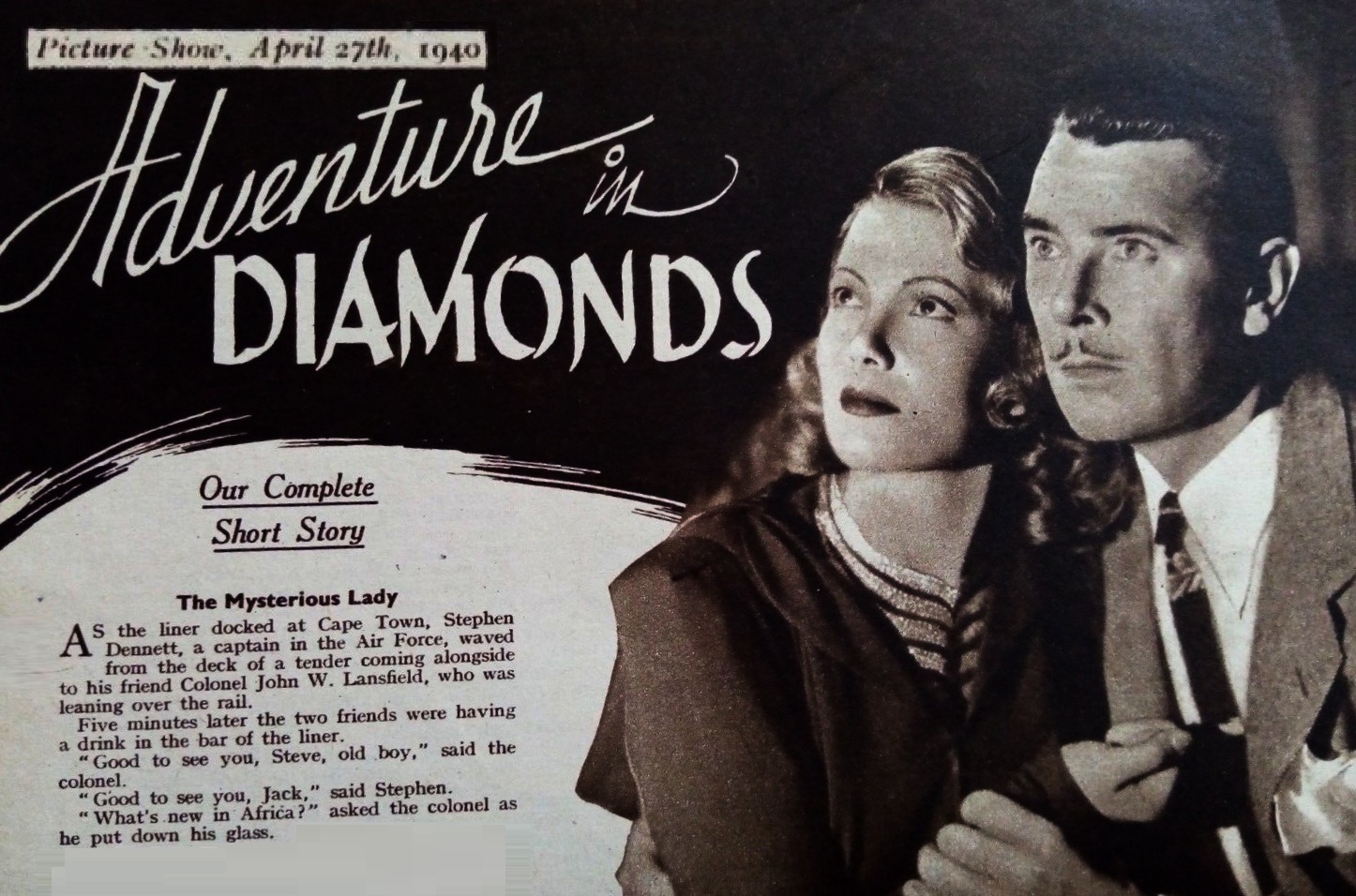 Adventure in Diamonds (1940)