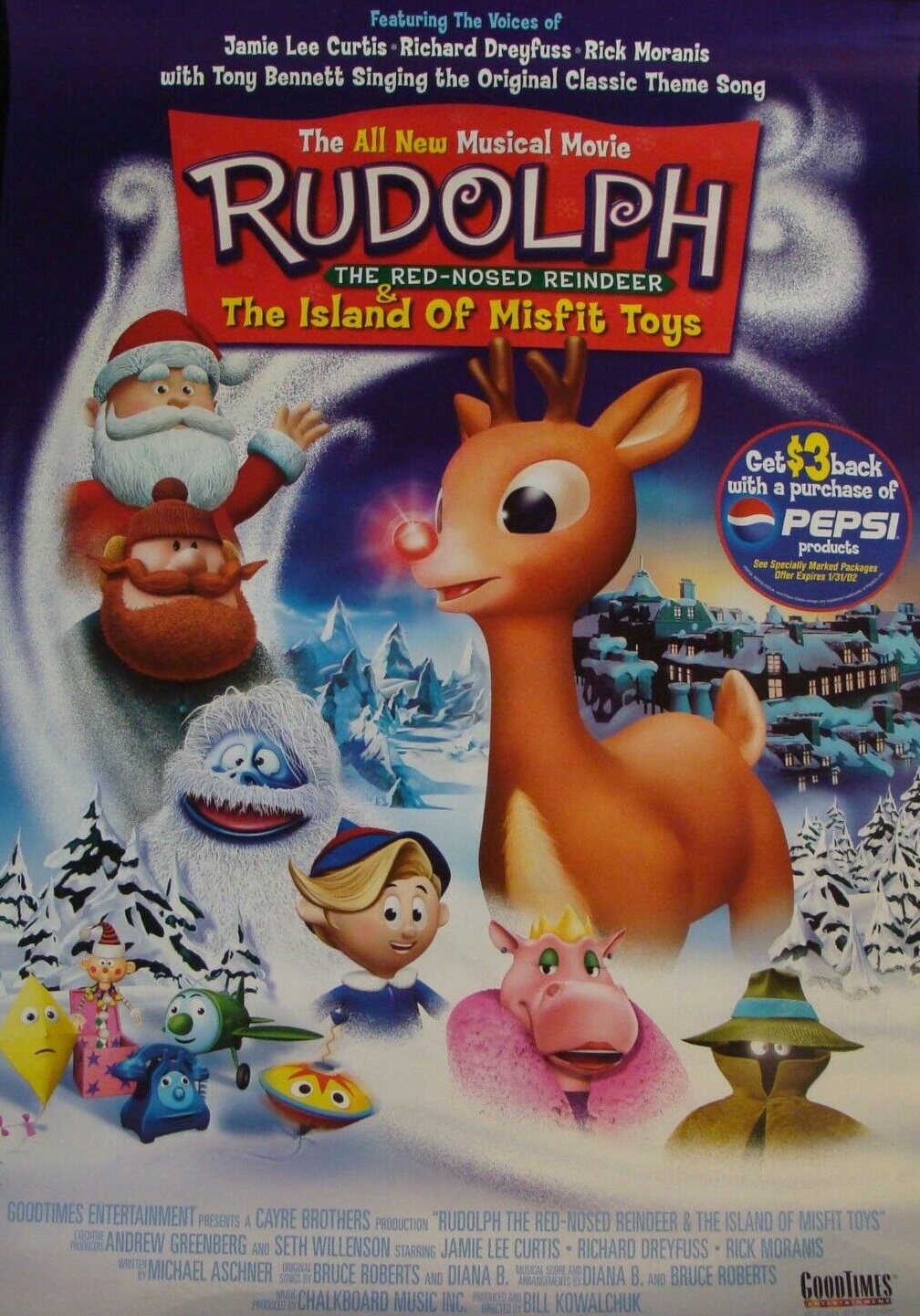Rudolph The Red Nosed Reindeer Cartoon Movie