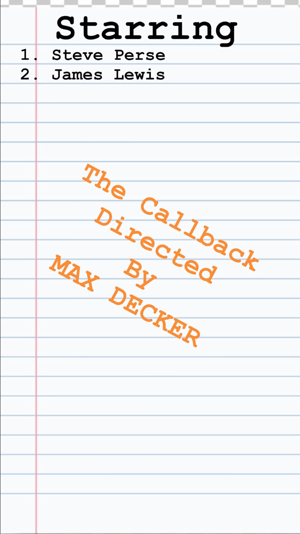 The Callback (Short 2012) - IMDb