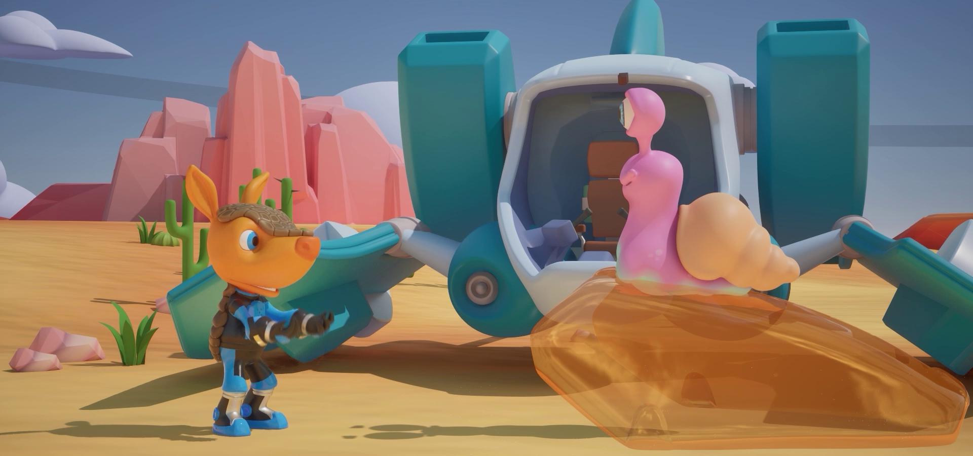 Astro Armadillo crashes on Earth! (2024)