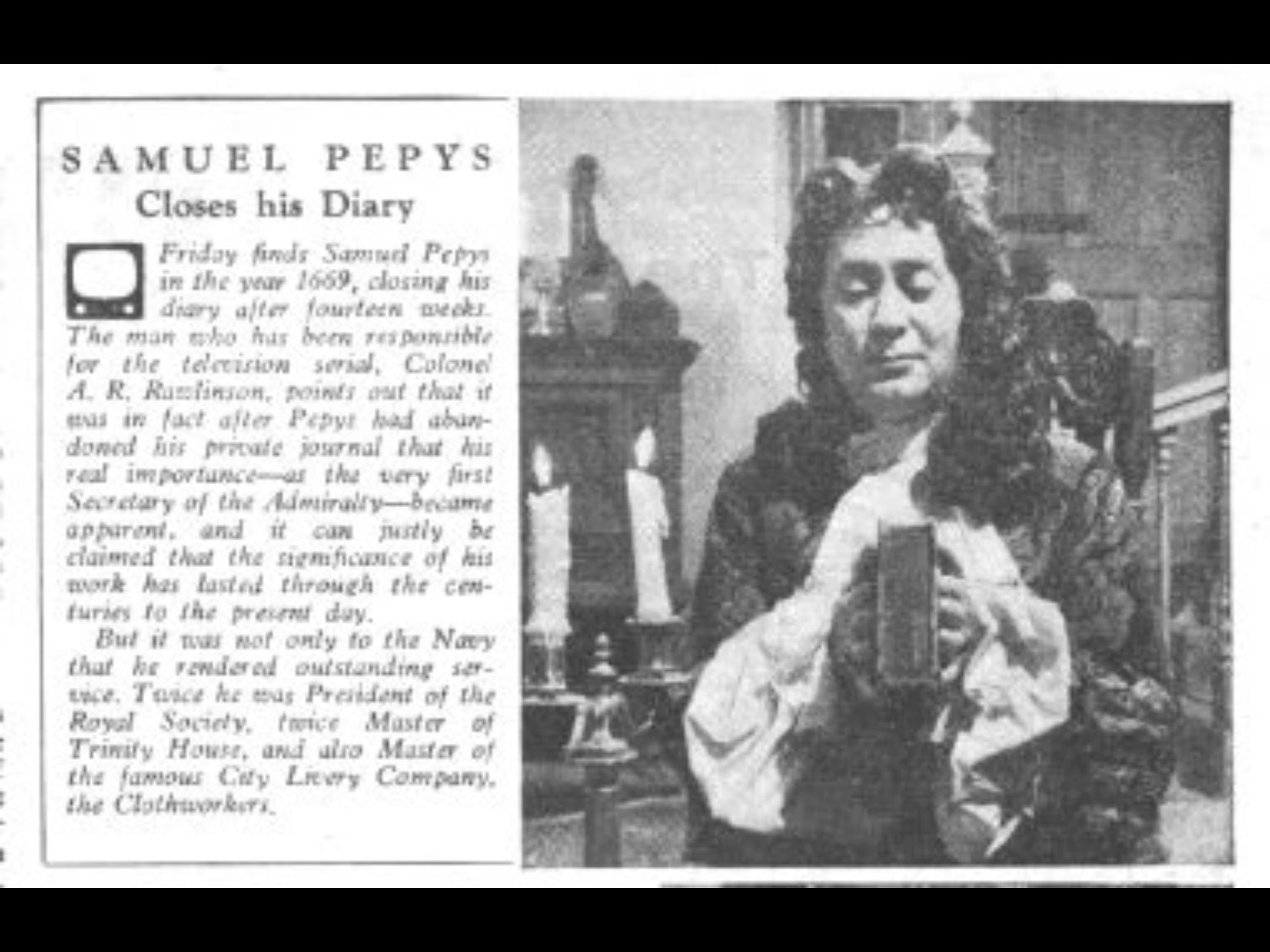 The Diary of Samuel Pepys (1958)